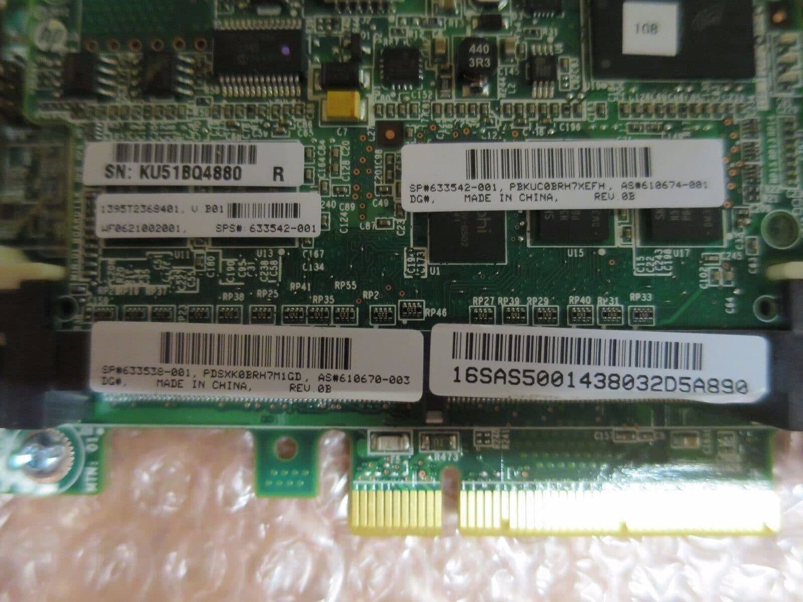 HP Smart Array P420 SAS Controller 1G FBWC Bat 633538-001 610670-003 ...