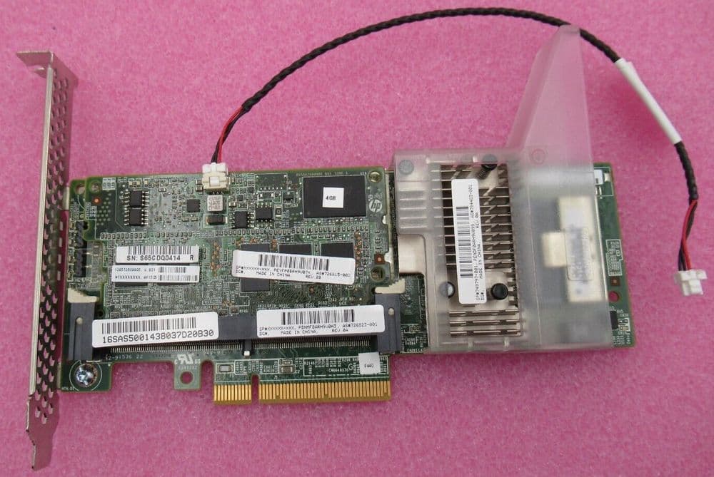 HP Smart Array P440 Cache 4GB 12Gb SAS PCI-E RAID LP FH 726823-001 ... HP Smart Array P440 Cache 4GB 12Gb SAS PCI-E RAID LP FH 726823-001 ...