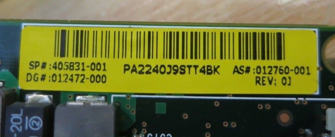 HP Smart Array RAID Controller Card P400 405831-001 With 256MB Cache 405836-001