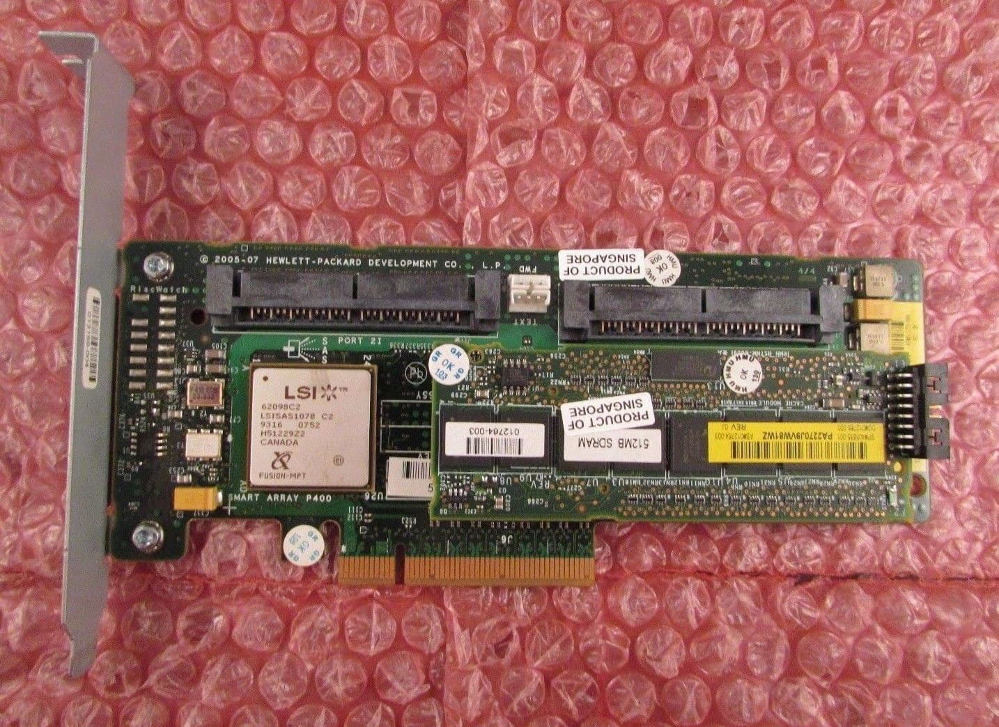 HP Smart Array RAID Controller Card P400 441823-001 With 512MB Cache ...