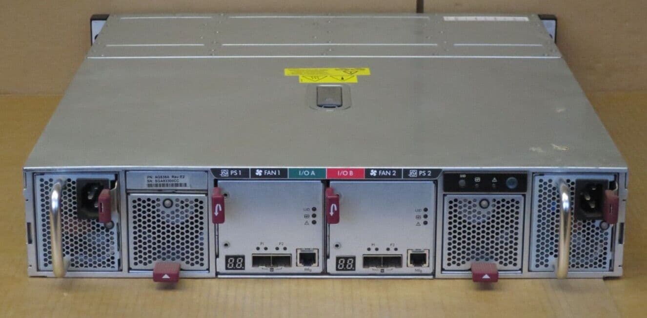 HP StorageWorks 12-Bay Storage Shelf Array 2x 4GB I/O Module AG638A ...