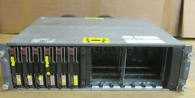 HP StorageWorks 14-Bay Storage Array With 6 FC Hard Disc Drives P/N AD542A
