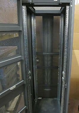 HP Storageworks 41U Cabinet Server Enclosure With Front Back & Sides 70 ...