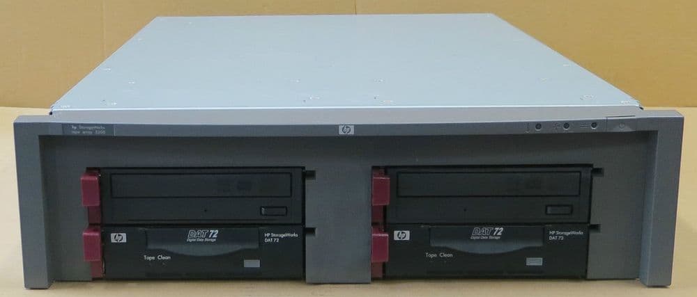 HP StorageWorks 5300 Tape Array C7508-60065 2x DAT 72 Drives 2x DVDRW ...