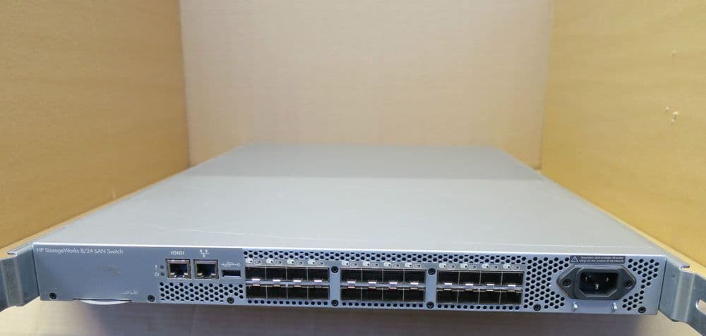 HP StorageWorks 8/24 8Gb/s Fibre Channel FC SAN Switch AM868A 24 Ports ...