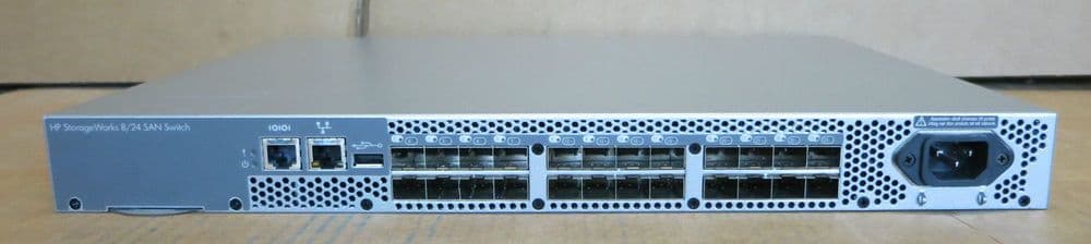 HP StorageWorks 8/24 8Gb/s Fibre Channel FC SAN Switch AM868A 492292-001