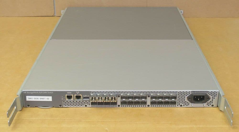 HP StorageWorks 8/8 SAN Switch 8Gb 8 Ports Active AM867B 492291-002 4x ...