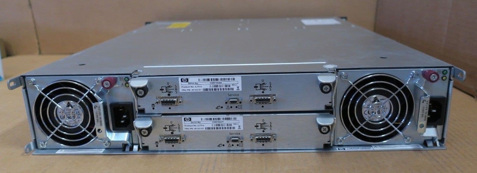 HP STORAGEWORKS AJ750A MSA2000 STORAGE ARRAY 12 x 600GB 15K 601777-001 ...