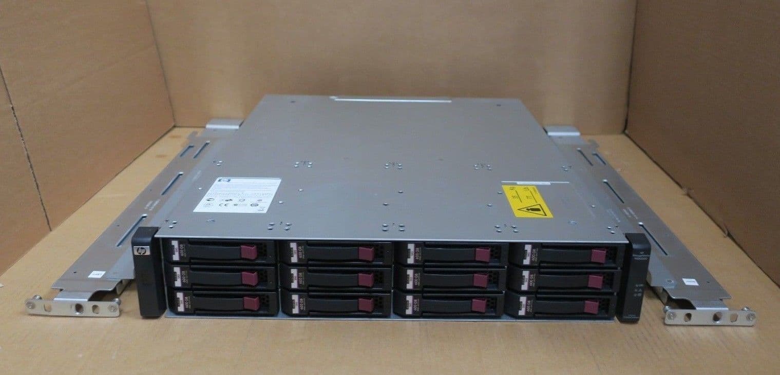 HP STORAGEWORKS AJ750A MSA2000 STORAGE ARRAY 12 x 600GB 15K 601777-001 ...
