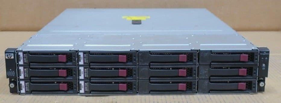 HP Storageworks D2600 2U 12-Bay 3 6TB SAS 15K 2x SAS I/O Controller ...