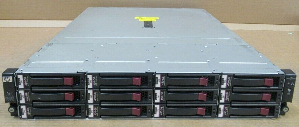 HP StorageWorks D2600 2U 12 Bay 5 4TB SAS 15k 2x SAS I/O Controller ...