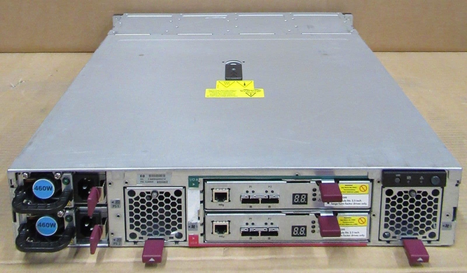 HP Storageworks D2600 2U 12 Bay 5TB HDD 2x SAS I/O Controller AJ940-63002