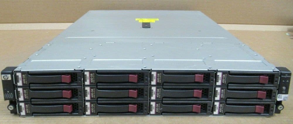 HP Storageworks D2600 2U 12 Bay 6 4TB HDD SAS 15K AJ940-63002