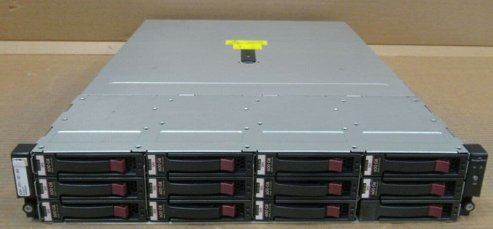 HP Storageworks D2600 2U 12 Bay 6 6TB SAS 15K 2x SAS I/O Controller ...