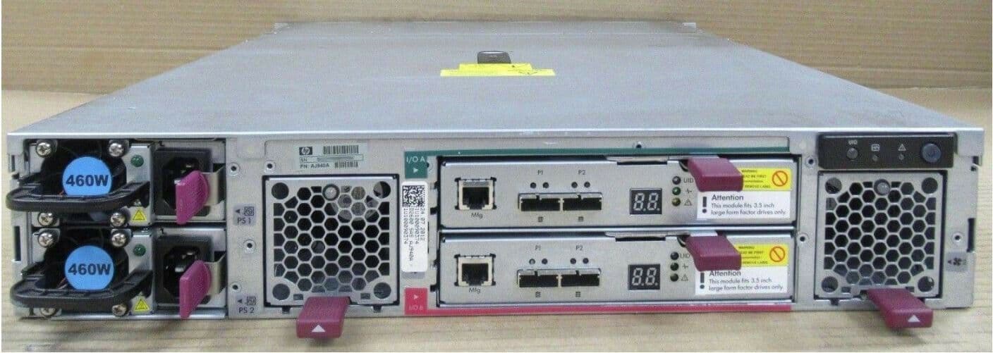 HP Storageworks D2600 2U Disk Enclosure 12x 2TB HDD 2x SAS I/O ...
