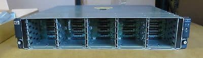 HP Storageworks D2700 AJ941A 2 x Dual Sas Contrl 2 z Psu 25 z Caddies ...