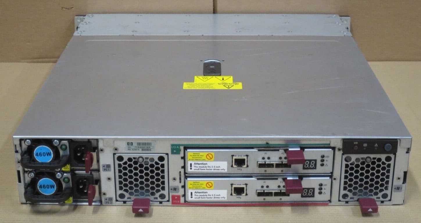 HP StorageWorks D2700 AJ941A 21x 900GB HDD Disk Enclosure Dual SAS ...