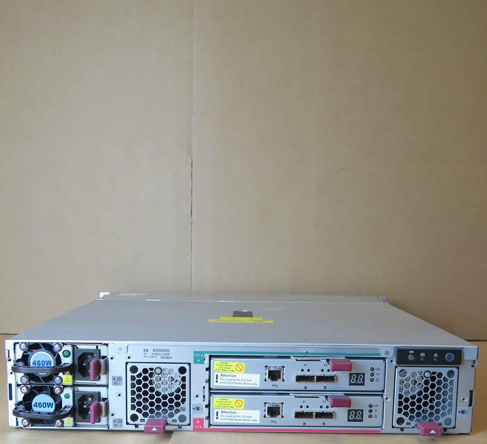 HP Storageworks D2700 AJ941A - 25 Bay 2 5" 2 x Controllers 2 x PSU SAS ...