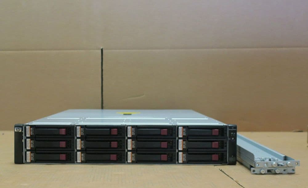 HP StorageWorks EVA4400 4 5TB Storage Array AG638B 6 x 450Gb 6 x 300GB ...