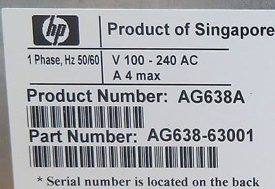 HP StorageWorks EVA4400 AG638A Storage Array Shelf With 2x Controllers ...