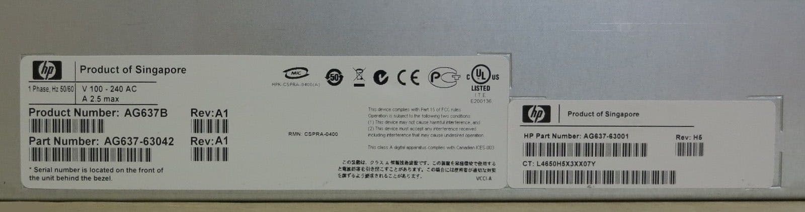 HP StorageWorks EVA4400 SAN Starter Kit 21 6Tb 4 Shelves 1 HSV300 ...