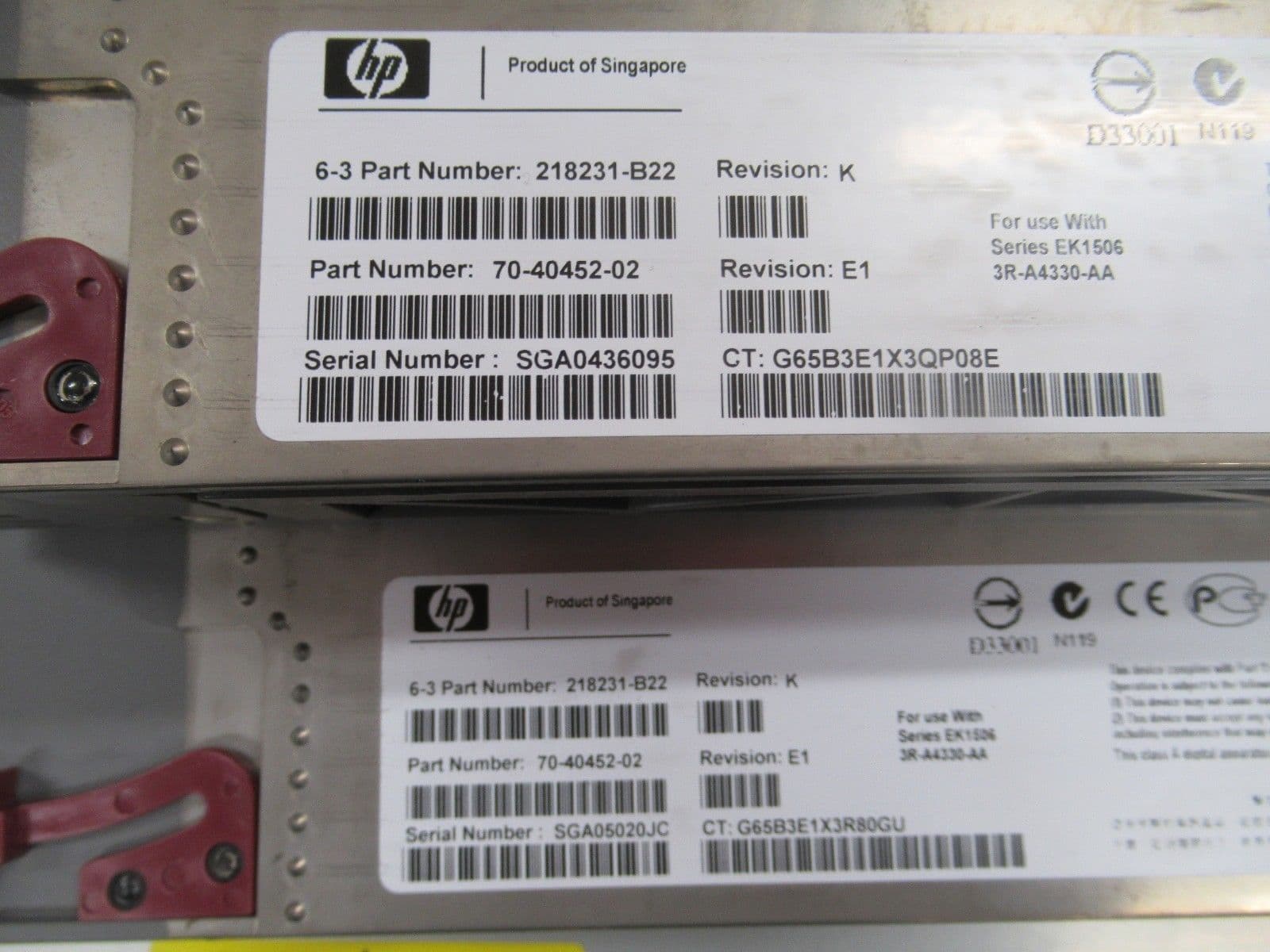 HP StorageWorks MSA1500 CS Modular Storage Array AA986A 70-41235-01 70 ...