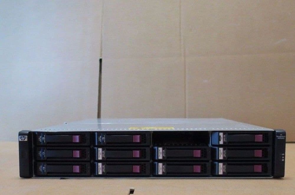 HP StorageWorks MSA2300FC 6 1TB 2 x Controllers AJ798A 2U AJ948A MSA2000