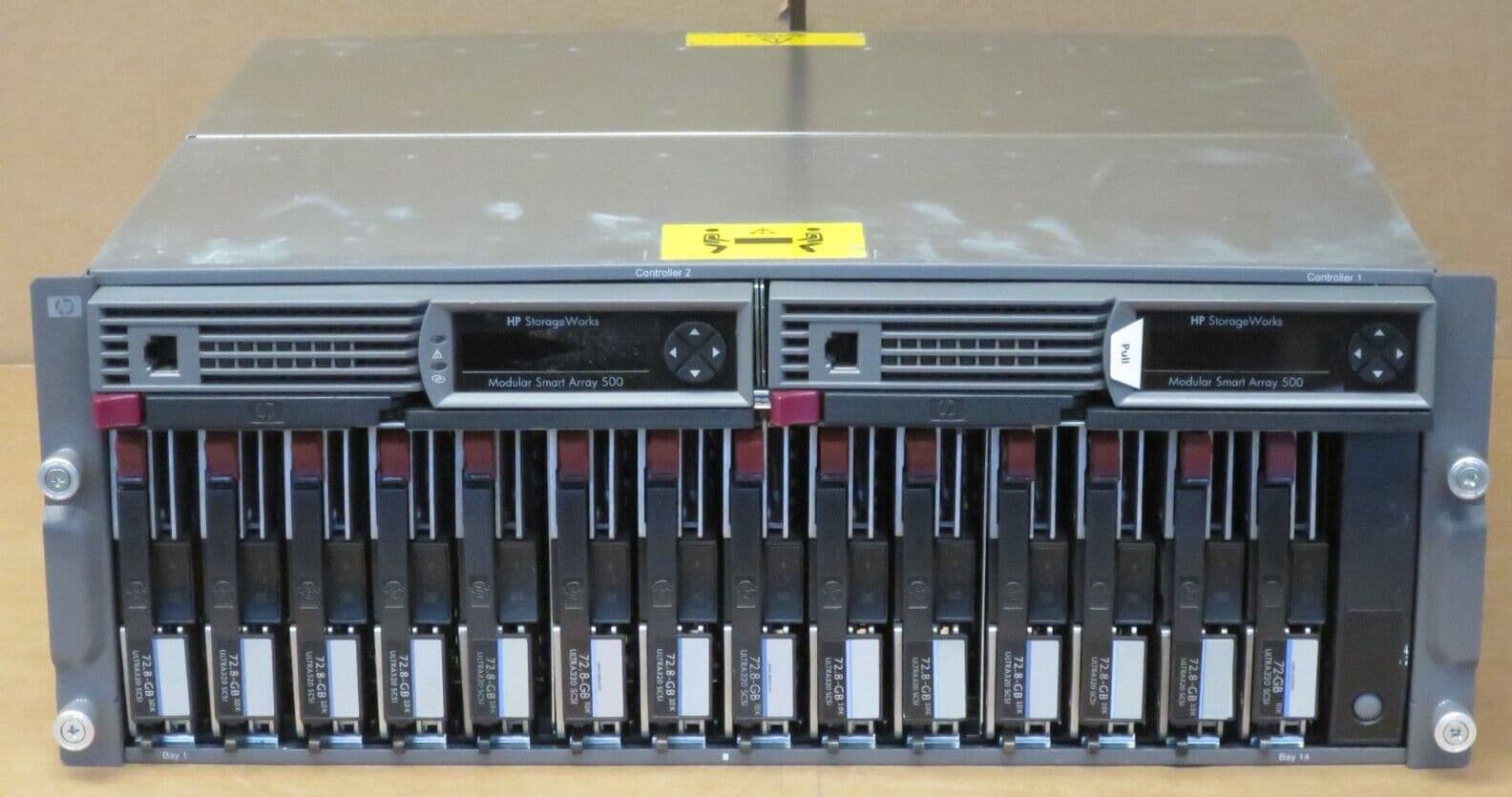 HP StorageWorks MSA500 G2 Modular Storage Array 1018 4GB Dual Controller SCSI