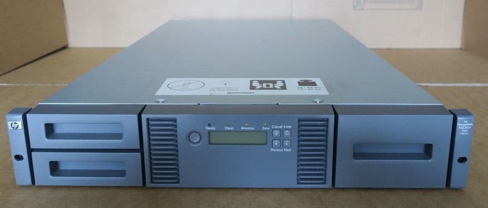 HP StorageWorks MSL2024 AK379A 24-Slot Tape Autoloader Ultrium 6250 ...