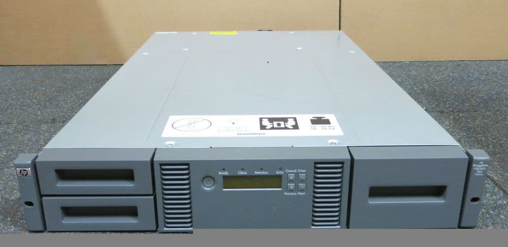 HP StorageWorks MSL2024 Ultrium 3000 Tape Library Autoloader BL542A 2x ...