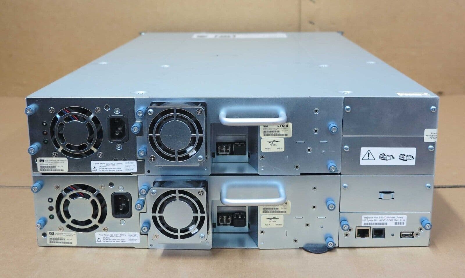 HP StorageWorks MSL4048 2x LTO4 SAS 48-Slot Rack Mount Tape Library AJ038A