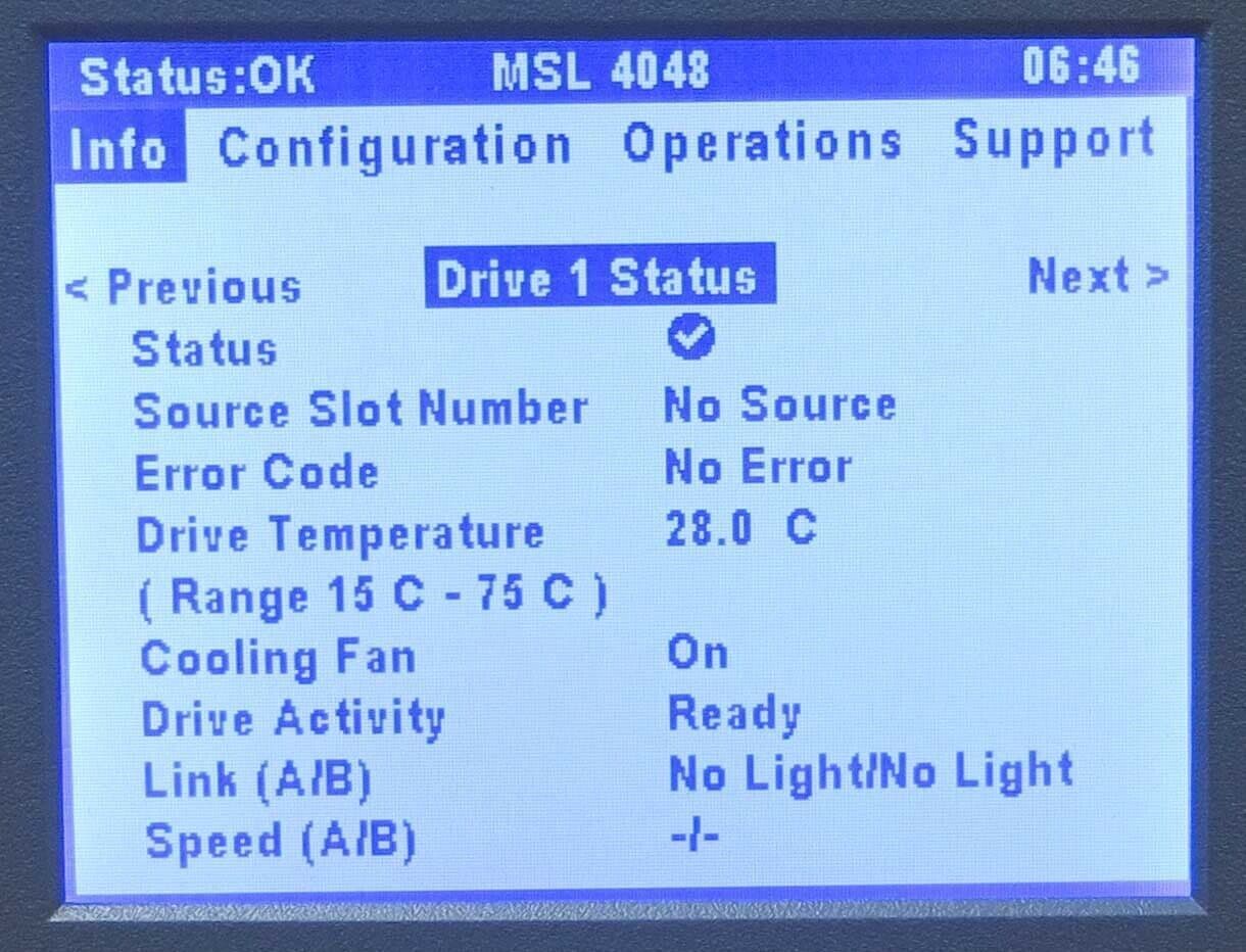 HP StorageWorks MSL4048 2x LTO4 SAS 48-Slot Rack Mount Tape Library AJ038A