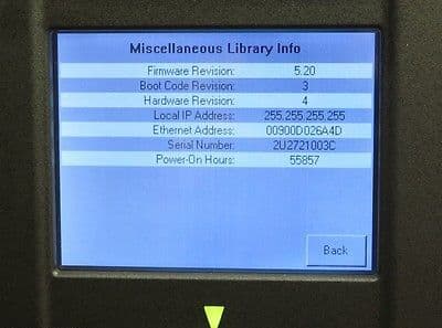 HP StorageWorks MSL6030 AD607B Tape Library Autoloader 2x Ultrium 960 LTO3 Drive