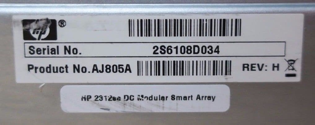 HP Storageworks P2000 AJ805A MSA2312sa 12 Bay 3 5 2x AJ808A Controller ...