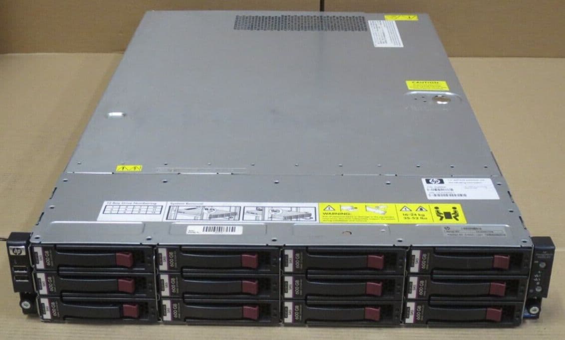 HP StorageWorks P4500 G2 Storage Server Xeon E5520 2 33GHz 12x600GB HDD ...