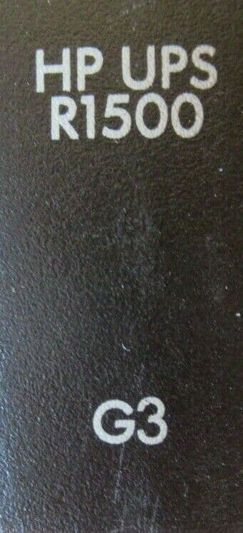 HP UPS R1500 G3 Front Facia Bezel Faceplate Cover