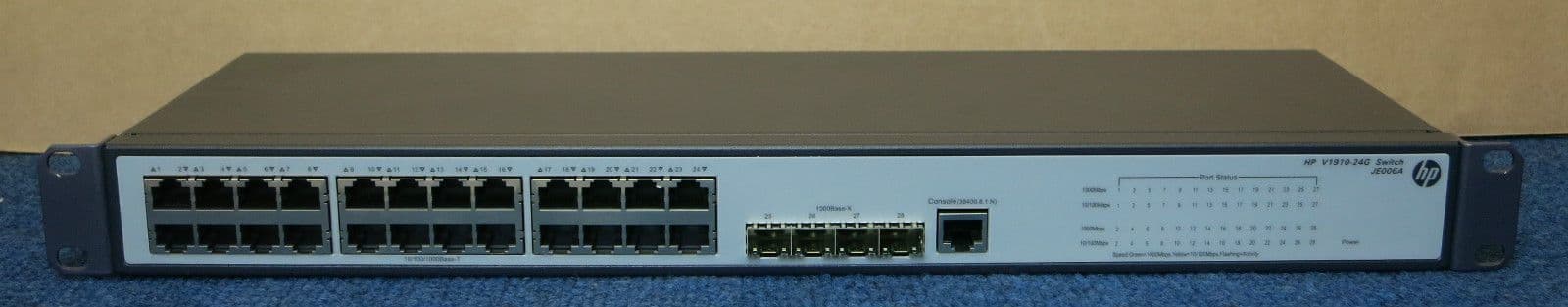 HP V1910-24G - 24 Port Gigabit Managed Ethernet Network Switch JE006A