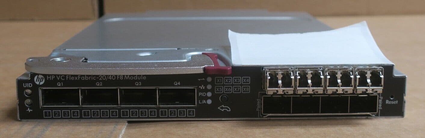 HP Virtual Connect FlexFabric-20/40 F8 Module 699350-001 691367-B21 4x ...