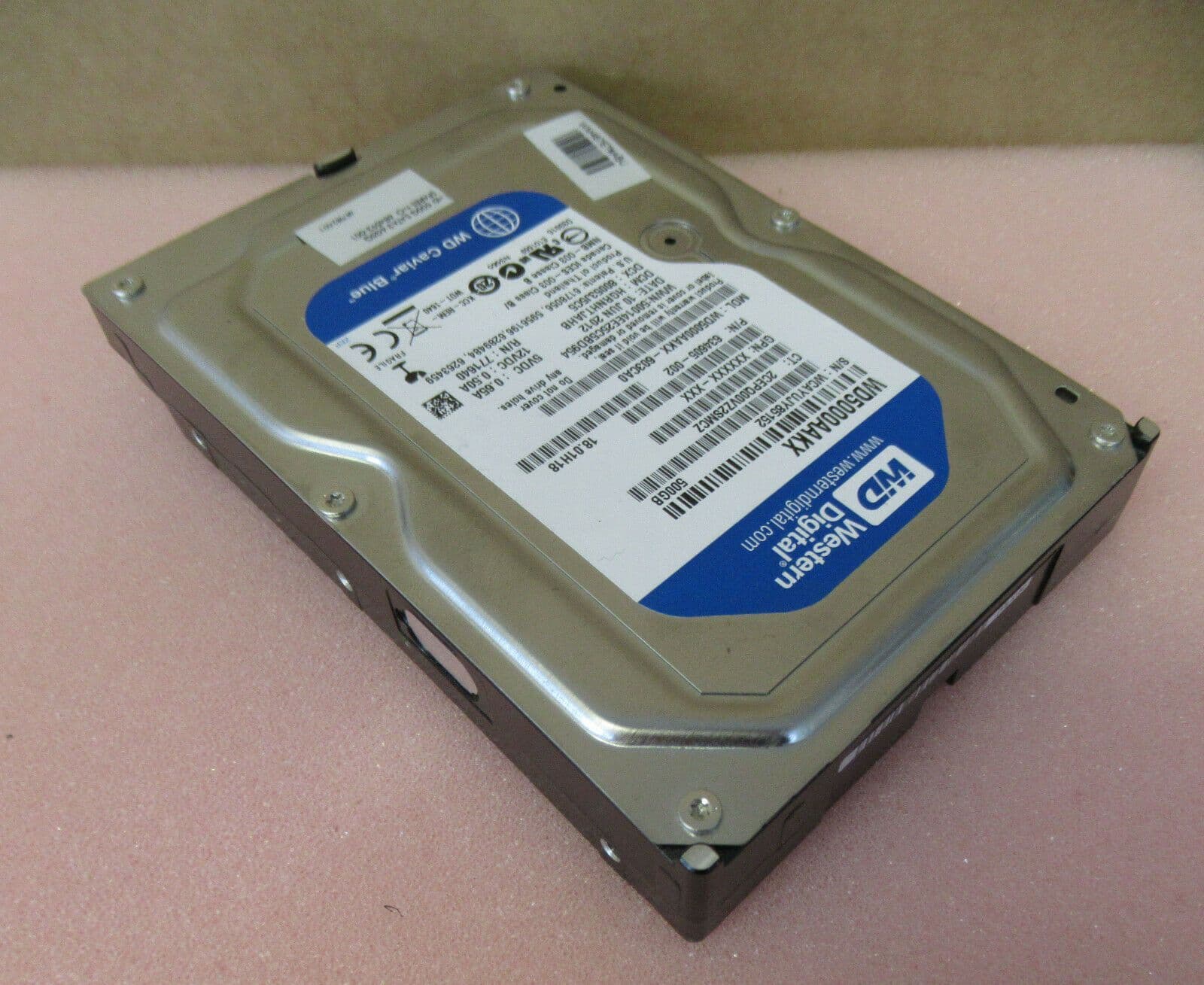 HP Western Digital 500GB 3 5" SATA 6GB/s 7 2K 32MB HDD 634605-002 684593-001