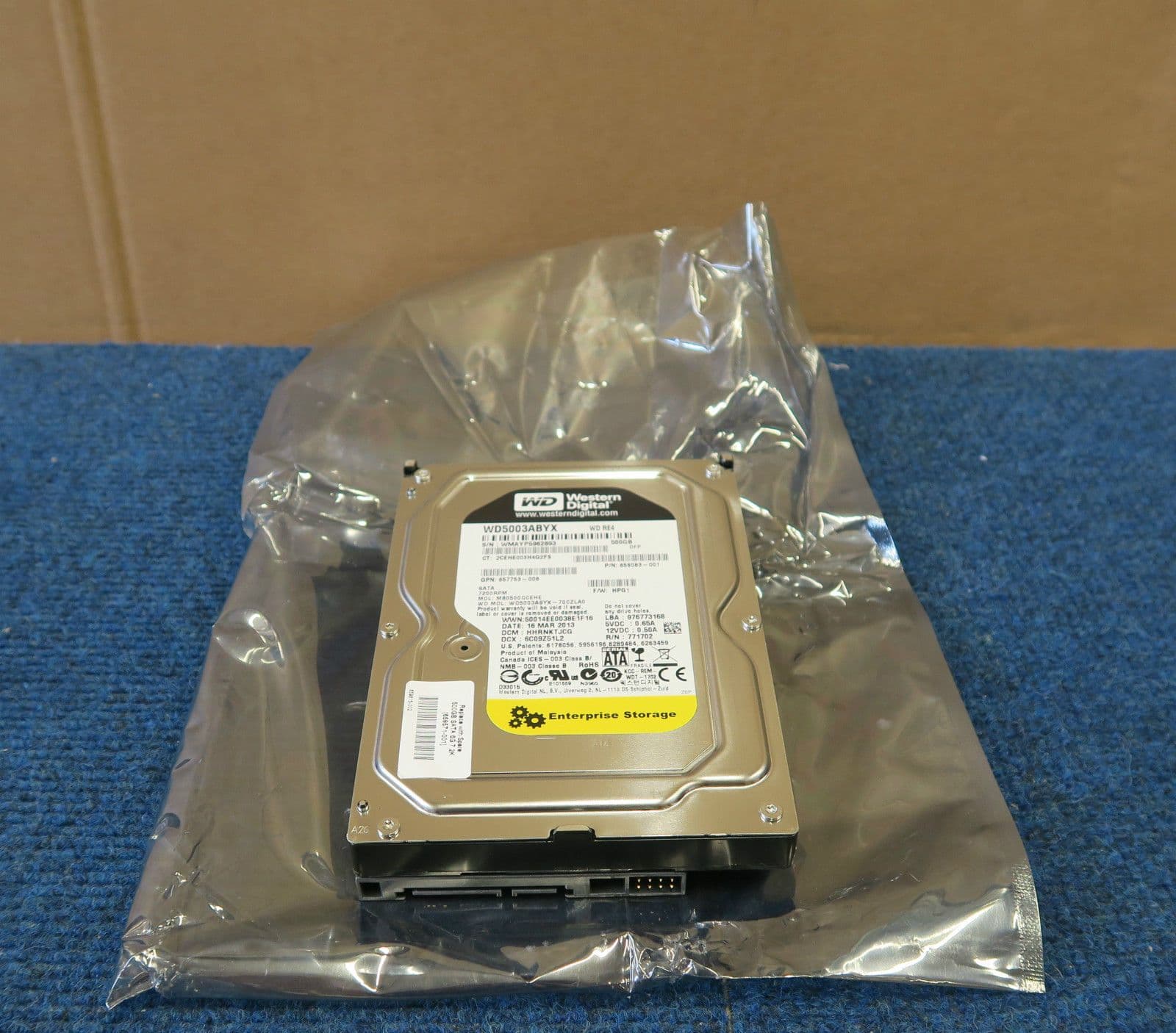 HP Western Digital WD5003ABYX - 3 5" 500GB SATA Enterprise Hard Drive ...