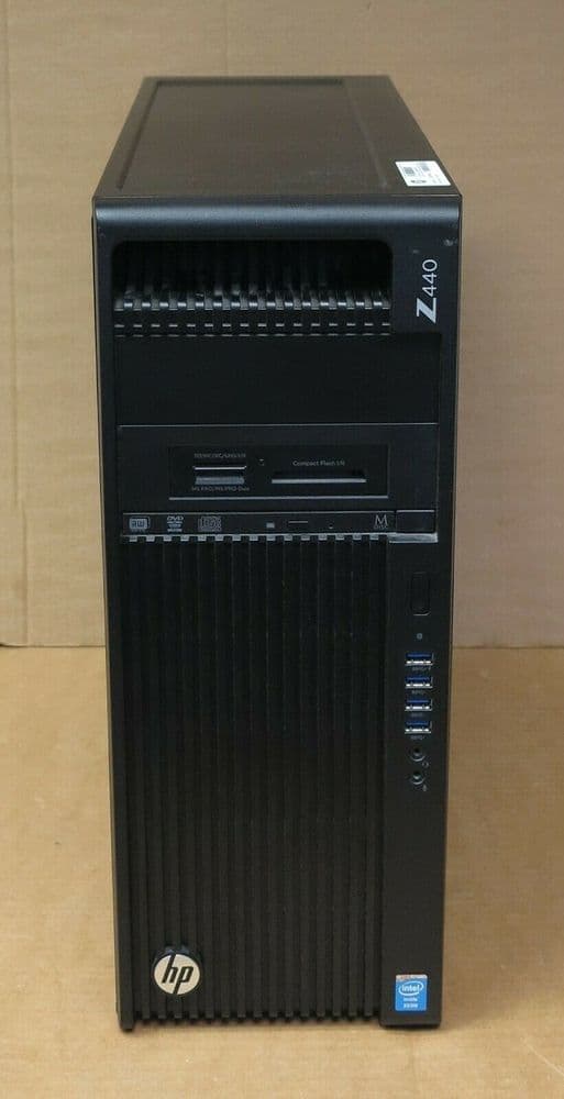HP WorkStation Z440 Tower 4C E5-1620 3 5GHz 16GB Ram 500GB HDD Win10 Pro PC