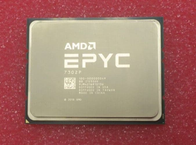 HPE AMD EPYC 7302P 16-Core 3GHz 128MB Cache Server Processor CPU 100-000000049