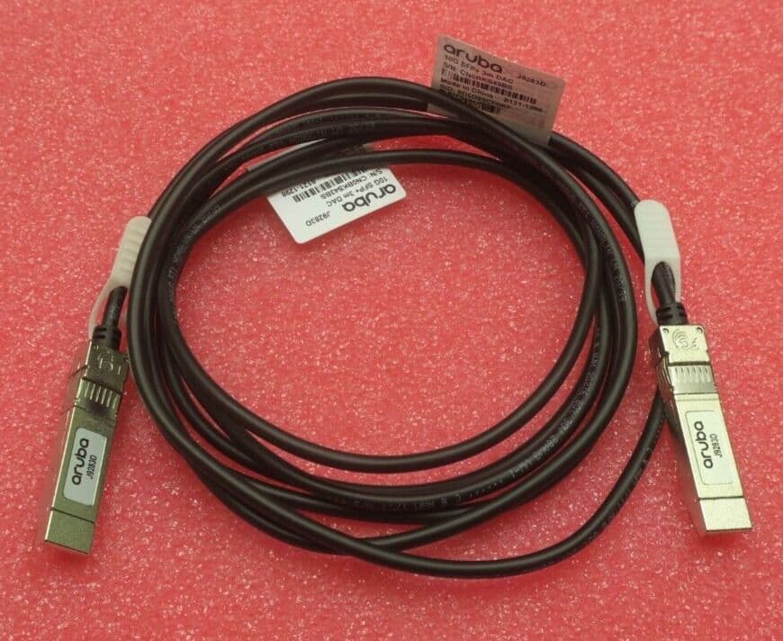 HPE Aruba Networking 10G SFP to SFP 3m DAC Direct Attach Copper Cable ...