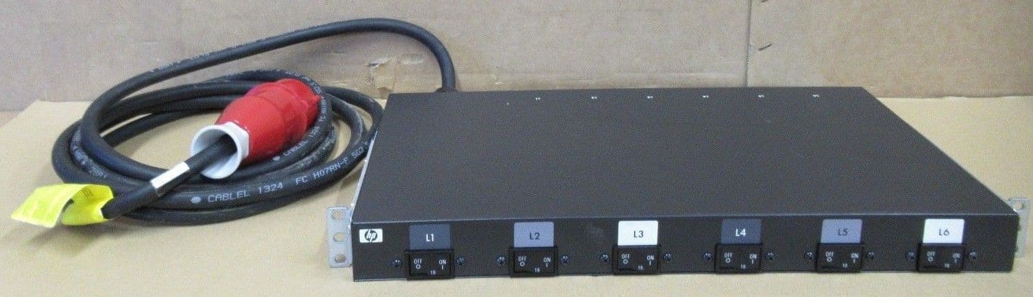 HPE Basic Modular 3Ph 11kVA/60309 5-wire 16A/230V 6xC19 Horizontal PDU ...