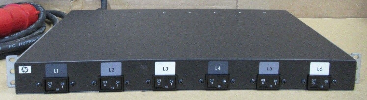 HPE Basic Modular 3Ph 11kVA/60309 5-wire 16A/230V 6xC19 Horizontal PDU ...