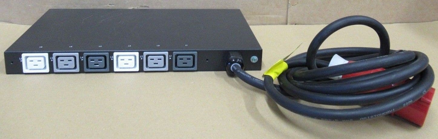 HPE Basic Modular 3Ph 11kVA/60309 5-wire 16A/230V 6xC19 Horizontal PDU ...