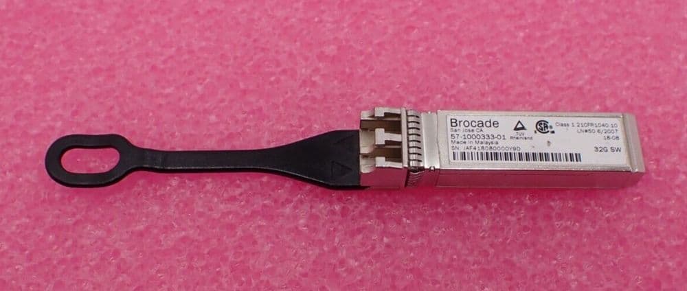 HPE Brocade 32Gb FC SFP SW MMF Transceiver Module 57-1000333-01 871362-001