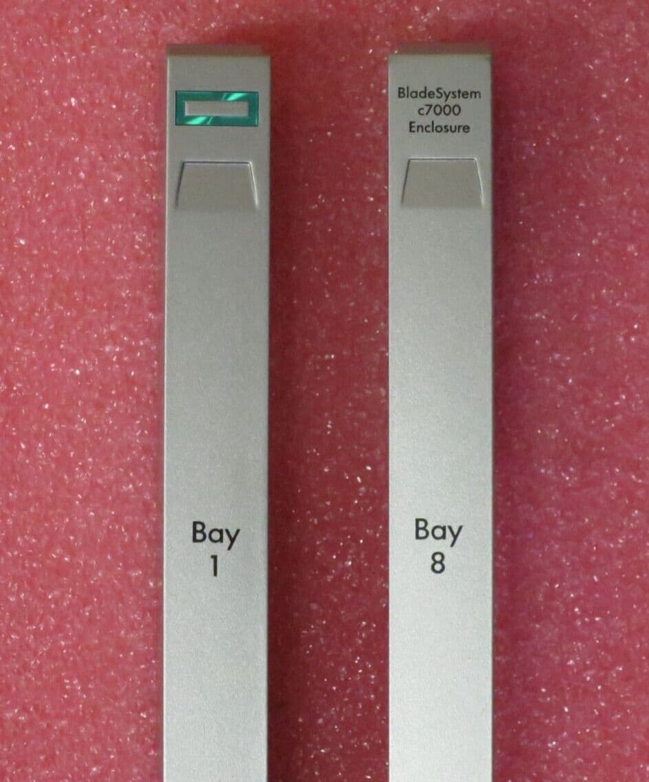 HPE c7000 Platinum G3 BladeSystem Chassis Encosure Left Right Bezel ...