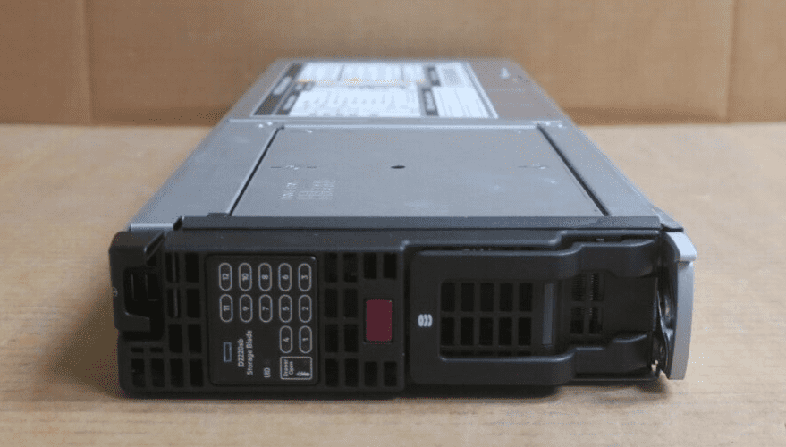 HPE D2220sb Storage Blade 12x 2 5" SAS Bays 7x 1 2TB 10K HDD QW918A ...