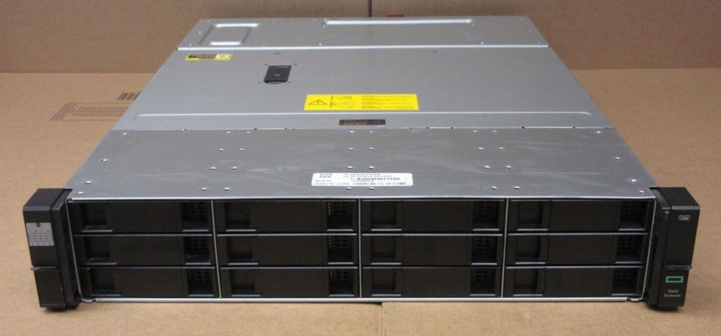 HPE D3610 Storage Enclosure Q1J09A 25x 2 5" Bay 2x 12Gb SAS Controller 2x PSU